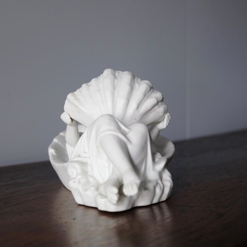 天使 ベニティエ 聖水盤 ビスク h26.3cm フランス アンティーク 天使 ベニティエ 聖水盤 ビスク h26.3cm フランス アンティーク