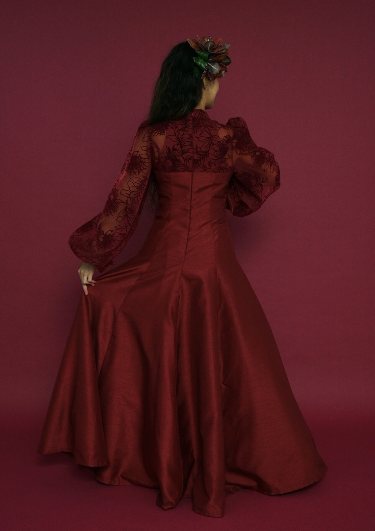 【DR081】オリジナルレフアチュール＆シャンタンドレス | I MUA