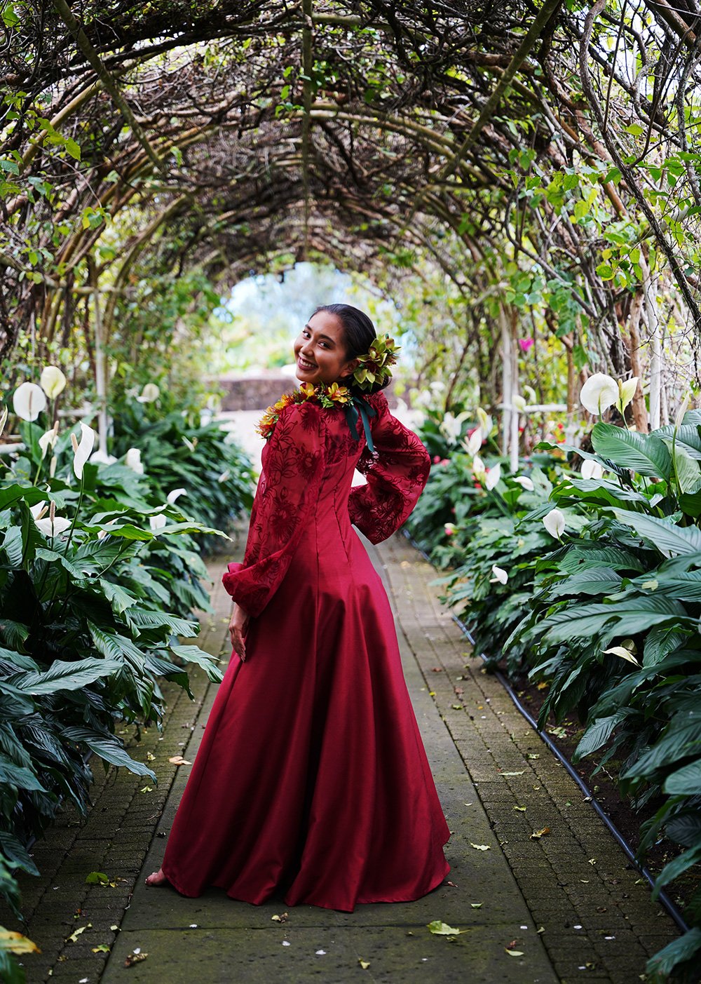 【DR081】オリジナルレフアチュール＆シャンタンドレス | I MUA