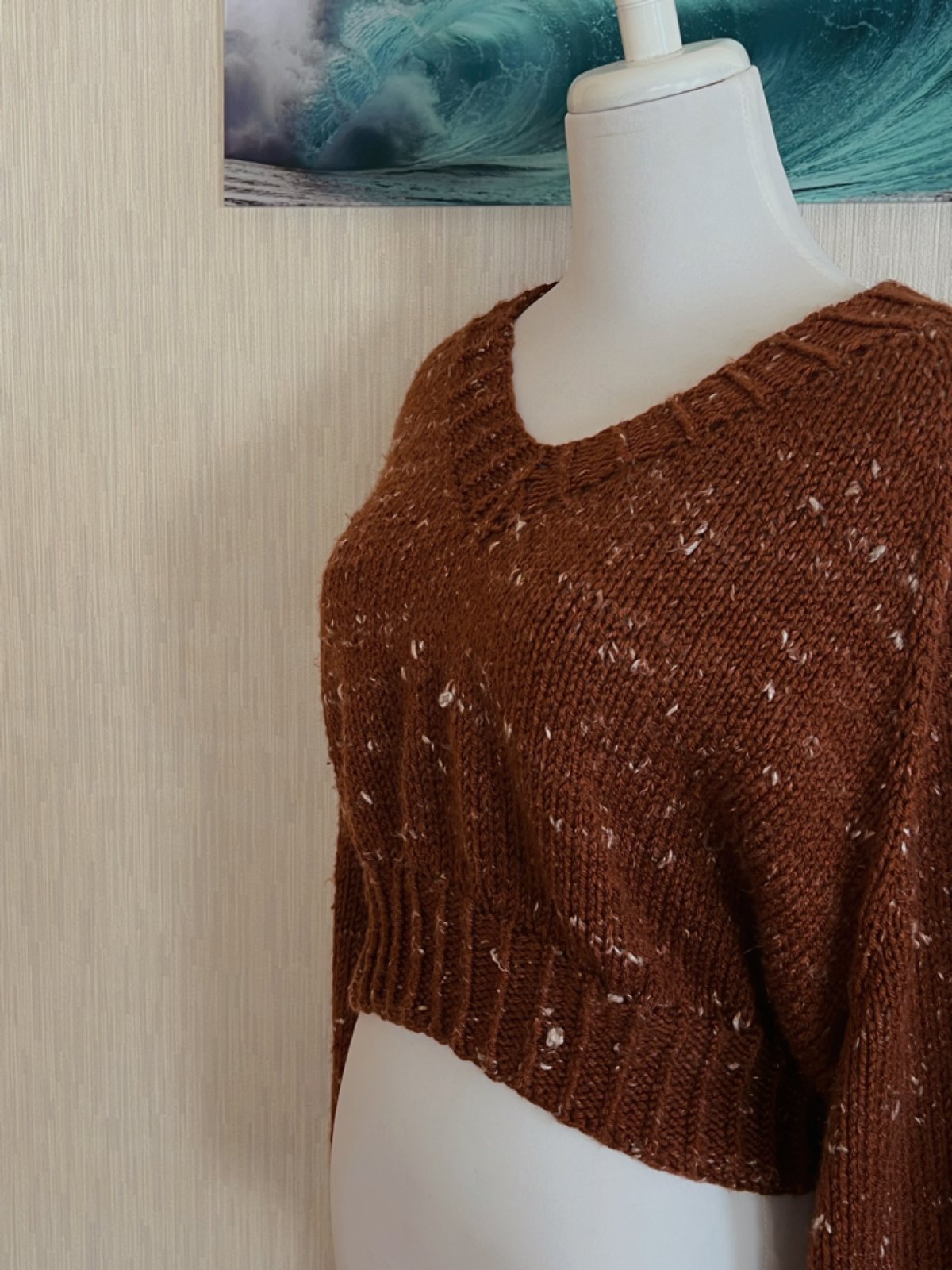 ズボラを極めたVネックセーター | menma.official