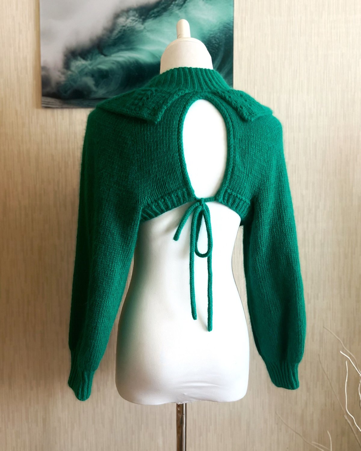 2wayで着れる レイヤードボレロの編み方 | menma.official