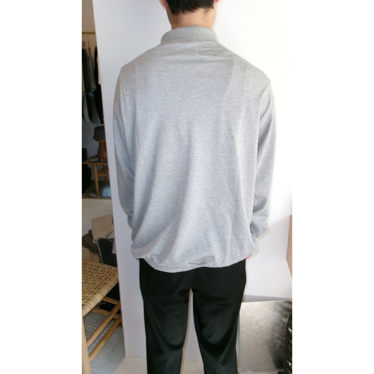 ○EVCON / POLO L/S SHIRT *GRAY | AVET ○EVCON / POLO L/S SHIRT *GRAY | AVET