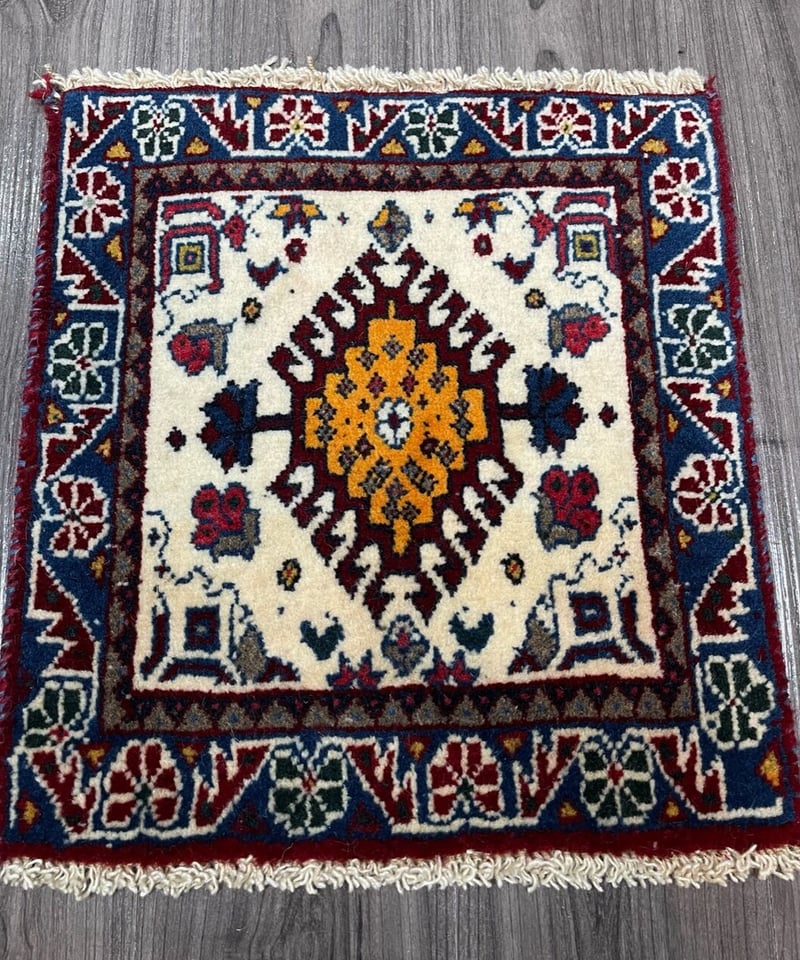 140×62cm【ペルシャ絨毯 トライバルラグ みずみずしい 140×62cm【ペルシャ絨毯 トライバルラグ みずみずしい