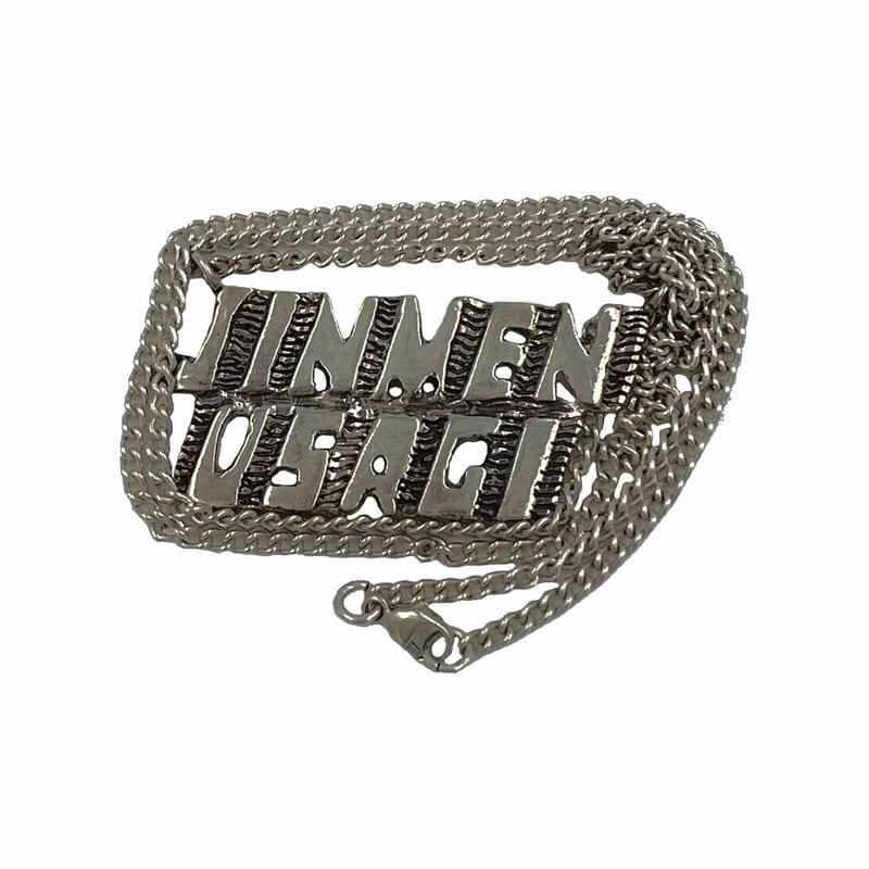 jinmenusagi KDNtypo silver necklace | 幽幻怪社件-KUD jinmenusagi KDNtypo silver necklace | 幽幻怪社件-KUD