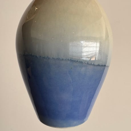 Despots vase porcelain 青色（お花付き） | 花処江戸桜