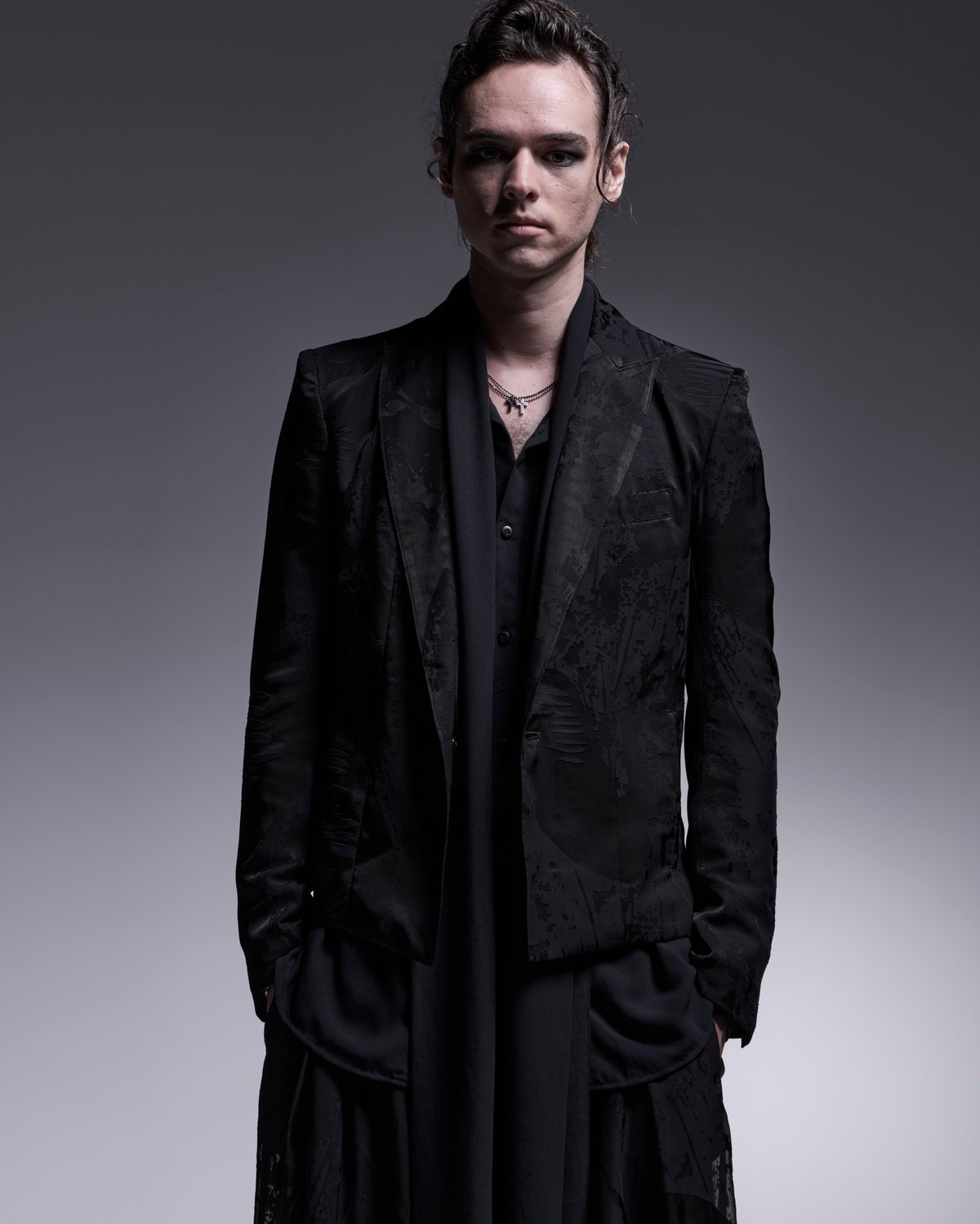 Opal Short Peacked Jacket (BK) | DETRUIRE