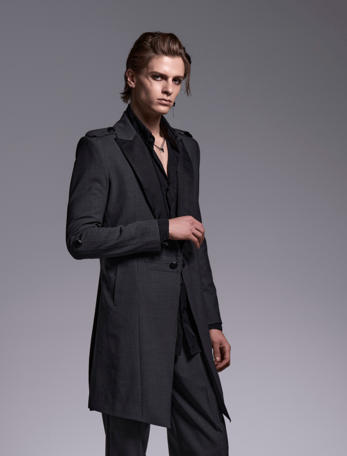 TWS Tropical Goth Jacket (Gray) | DETRUIRE
