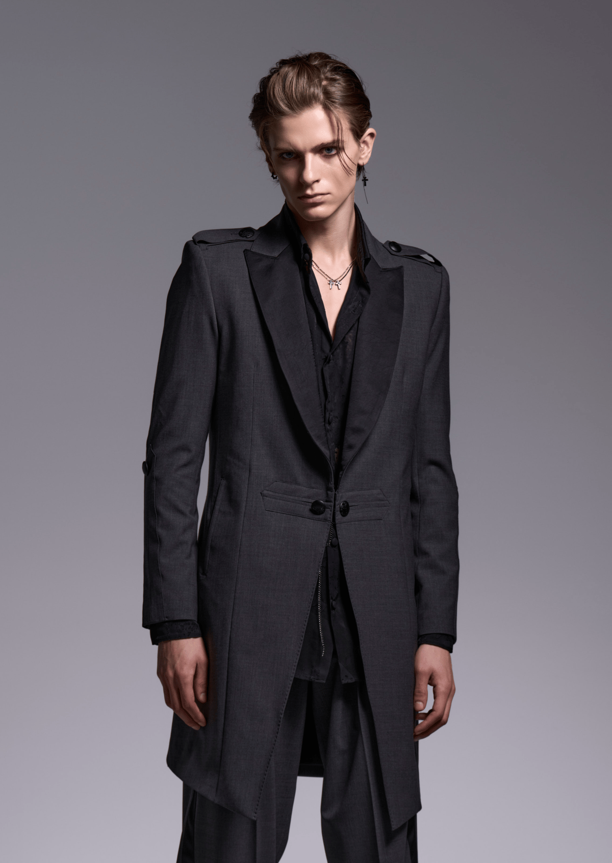 TWS Tropical Goth Jacket (Gray) | DETRUIRE