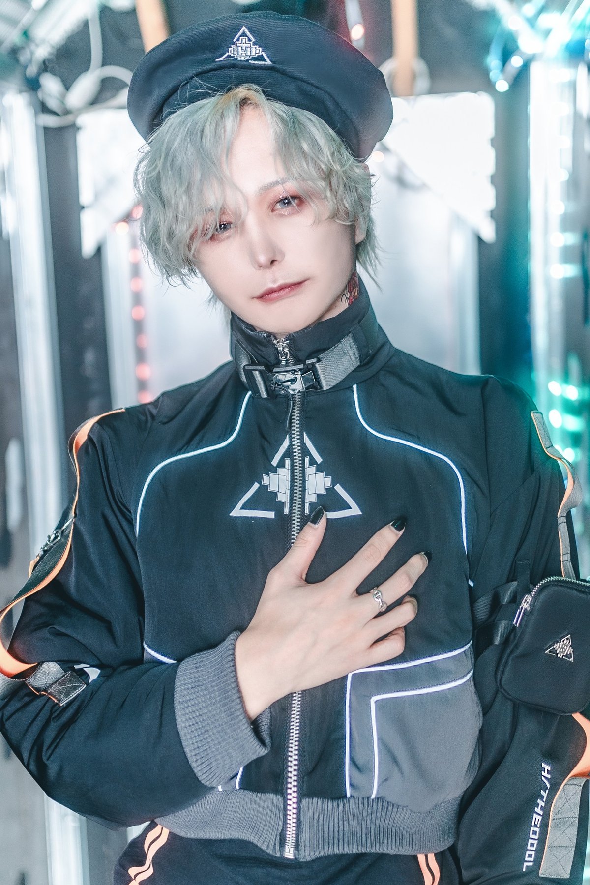 ブランドロゴベレー帽》BLACK | HIDOLATRAL THEODOL ブランドロゴベレー帽》BLACK | HIDOLATRAL THEODOL