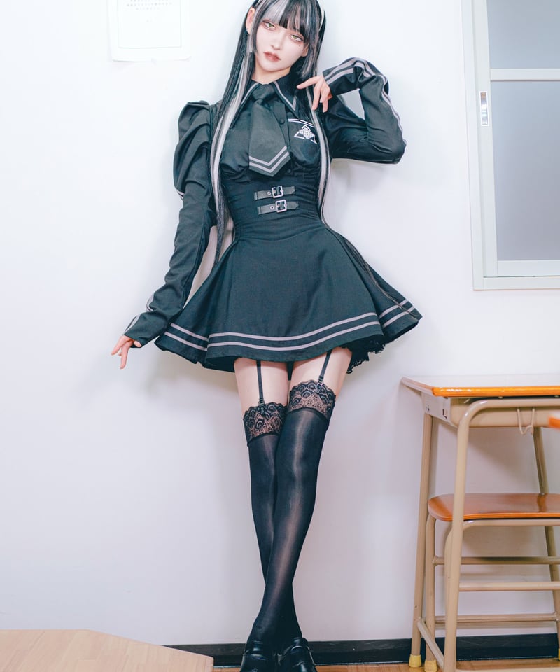 テオドール学園ブラウス》BLACK | HIDOLATRAL THEODOL テオドール学園ブラウス》BLACK | HIDOLATRAL THEODOL