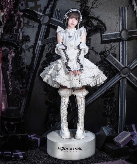 《ジャージロリィタドレスセット》WHITE | HIDOLATRAL THEODOL