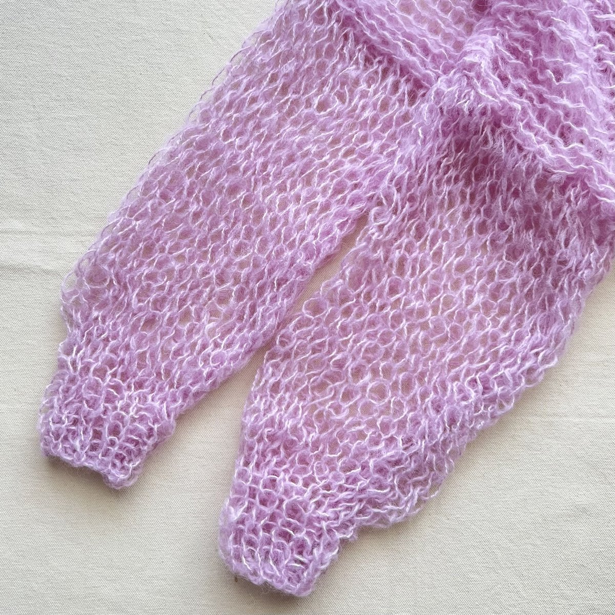 mohair knit cardigan(purple)モヘアニットカーディガン mohair knit cardigan(purple)モヘアニットカーディガン