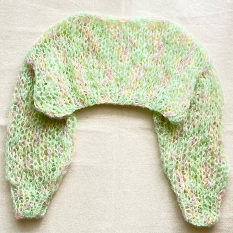 mohair knit pullover(lightgreen)プルオーバーモヘアニット mohair knit pullover(lightgreen)プルオーバーモヘアニット