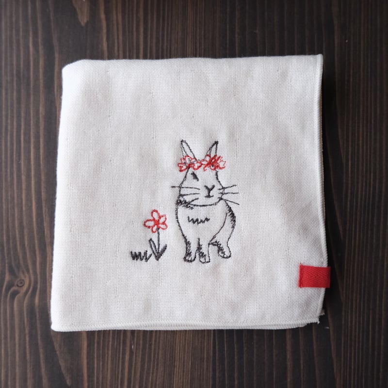 my days 刺繍ハンカチ (全9種類) | リスノ雑貨店 my days 刺繍ハンカチ (全9種類) | リスノ雑貨店