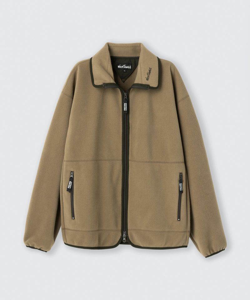 【WILD THINGS】GRID FLEECE JACKET | MICHELLE STORES