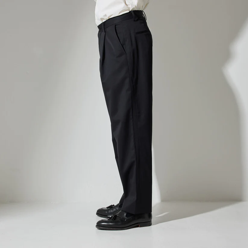 colon】CPT-15/ 1out-Pleats Pants -Wool Gabardi...