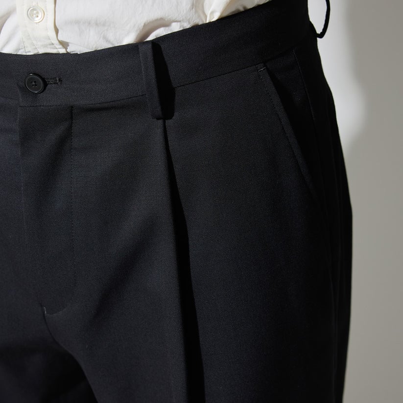 colon】CPT-15/ 1out-Pleats Pants -Wool Gabardi...