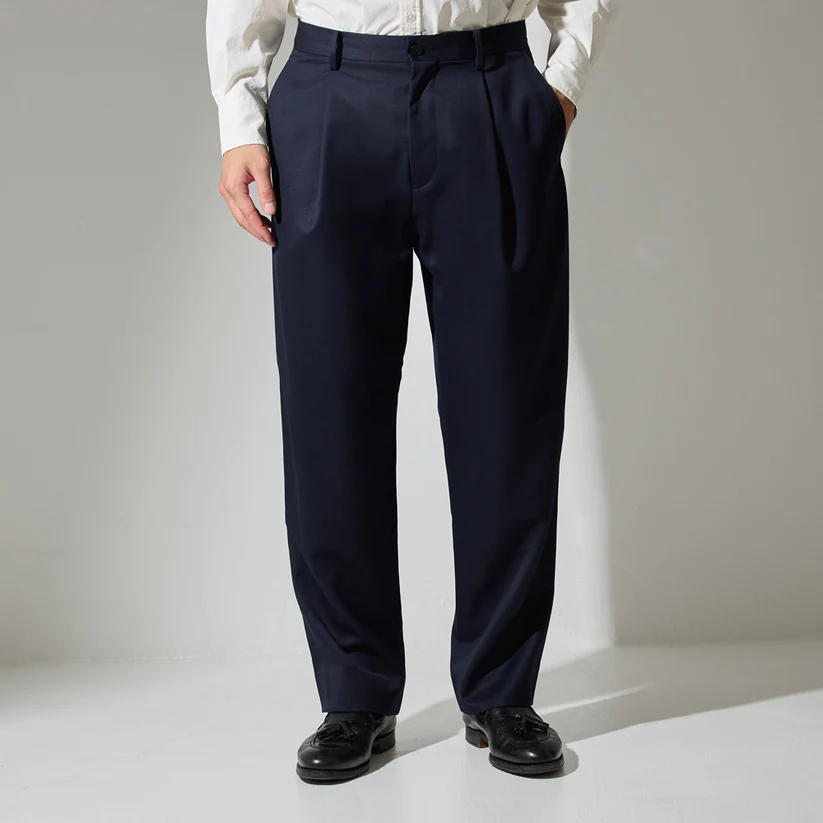 colon】CPT-15/ 1out-Pleats Pants -Wool Gabardi...