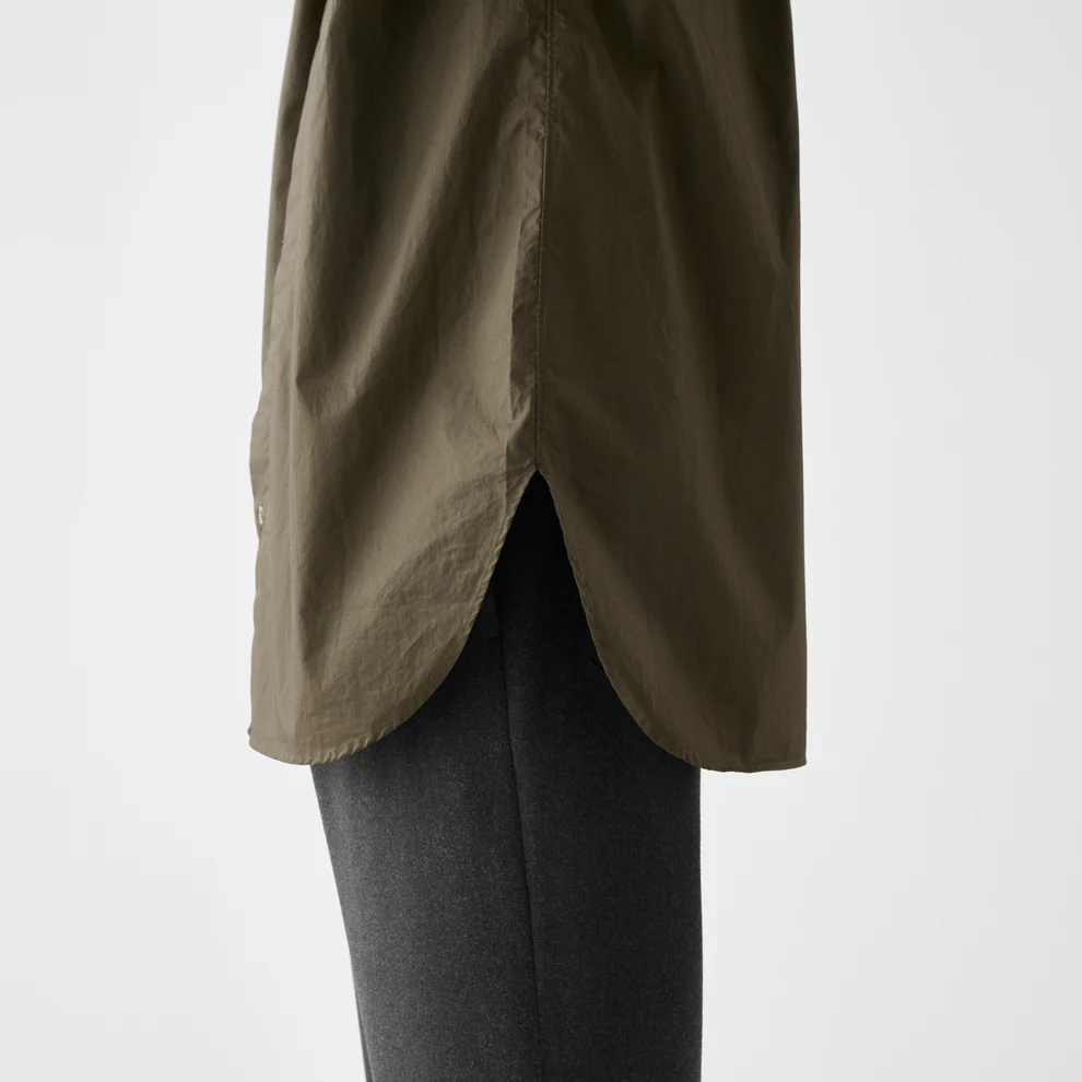 colon】CSH-1 / 80/1 Cotton Twill / Khaki / 1イン...