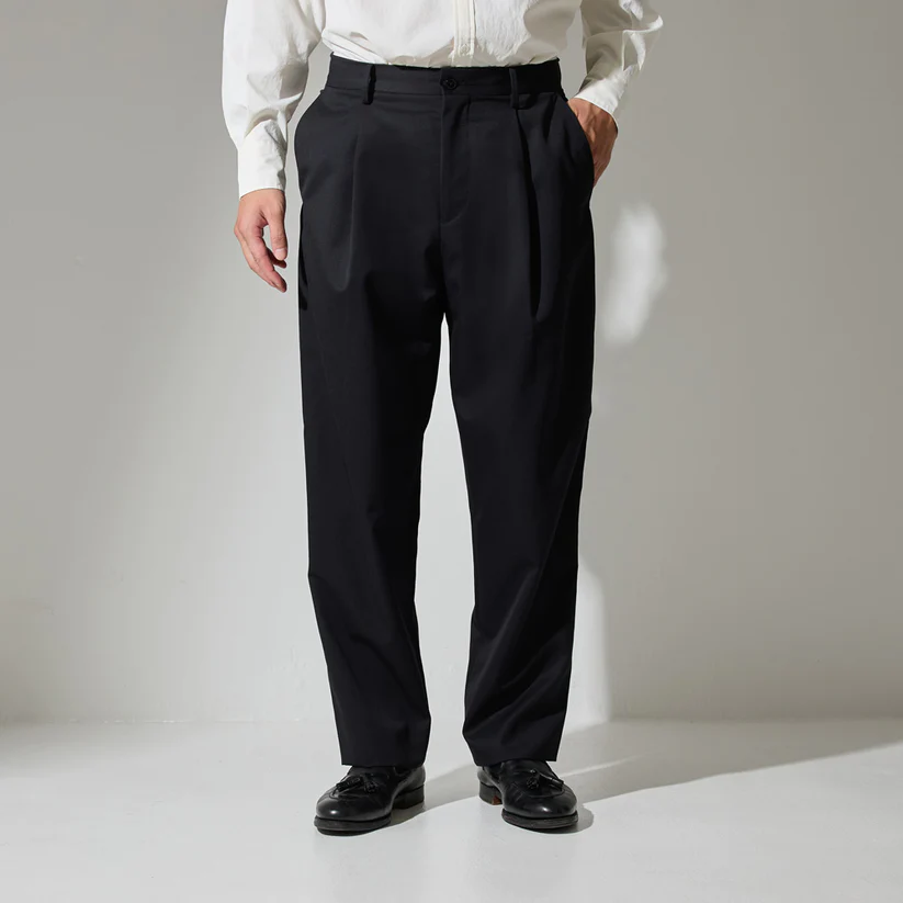 colon】CPT-15/ 1out-Pleats Pants -Wool Gabardi...
