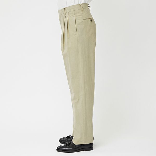 colon】2out-Pleats Pants - Cotton Typewriter | colon】2out-Pleats Pants - Cotton Typewriter |