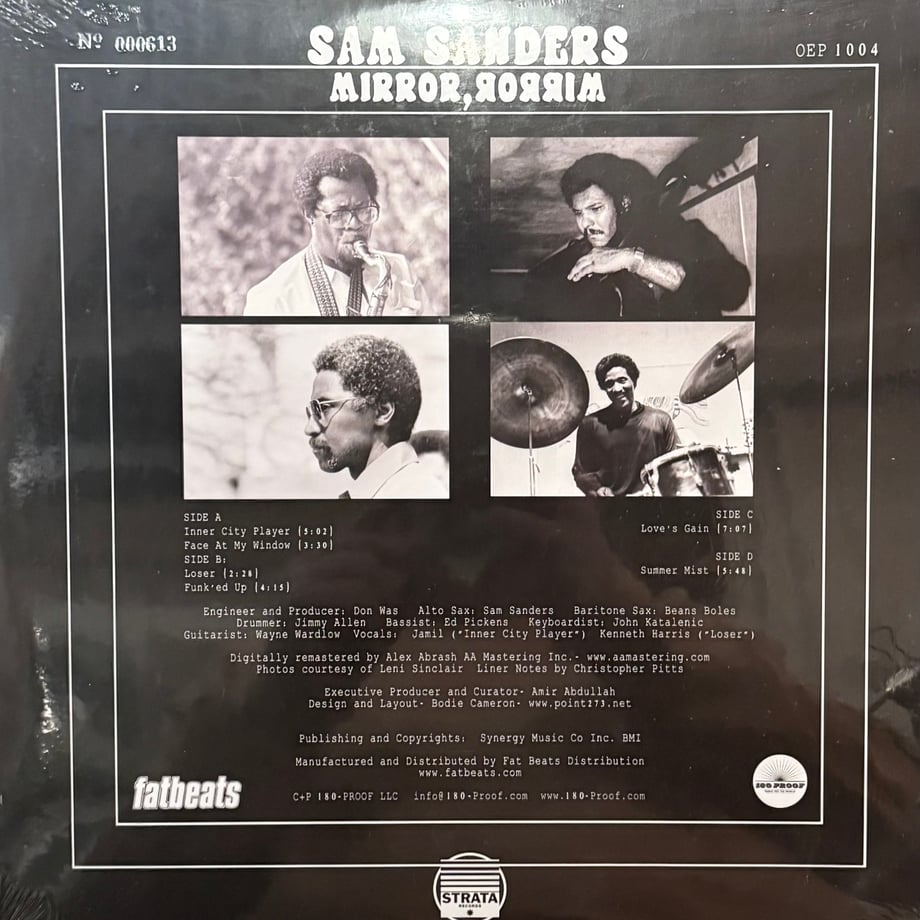Sam Sanders/Mirror, Mirror-2LP- | Jazzy Sport M...
