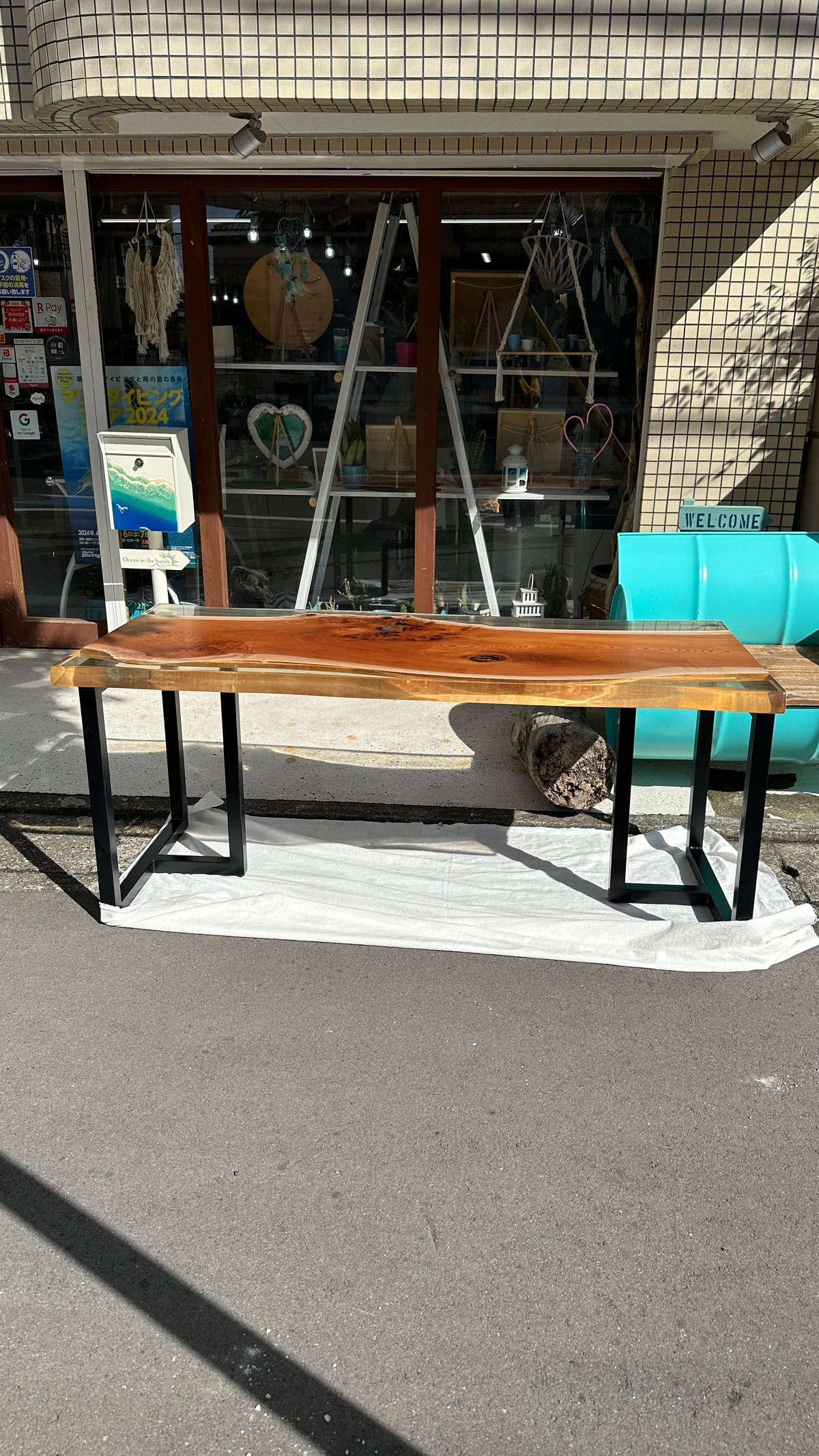 樹齢300年の欅レジンテーブル※お問い合わせ商品 | Ocean in the 樹齢300年の欅レジンテーブル※お問い合わせ商品 | Ocean in the