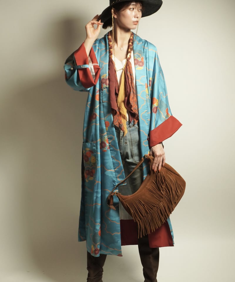 KIMONO REMAKE GOWN/unisex | KESHIKI GALLERY KIMONO REMAKE GOWN/unisex | KESHIKI GALLERY