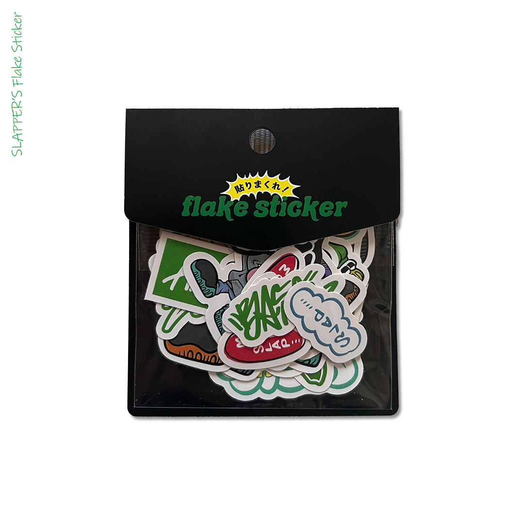 【貼りまくれ！】 SLAPPER'S Flake Sticker | Mwmoth's STORE