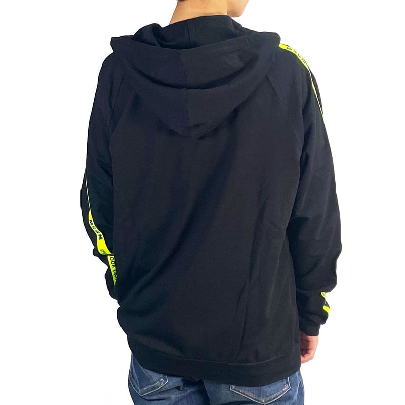 MSGM 】 袖テープロゴ ジップアップ パーカー ZIP UP HOODIE MSGM 】 袖テープロゴ ジップアップ パーカー ZIP UP HOODIE