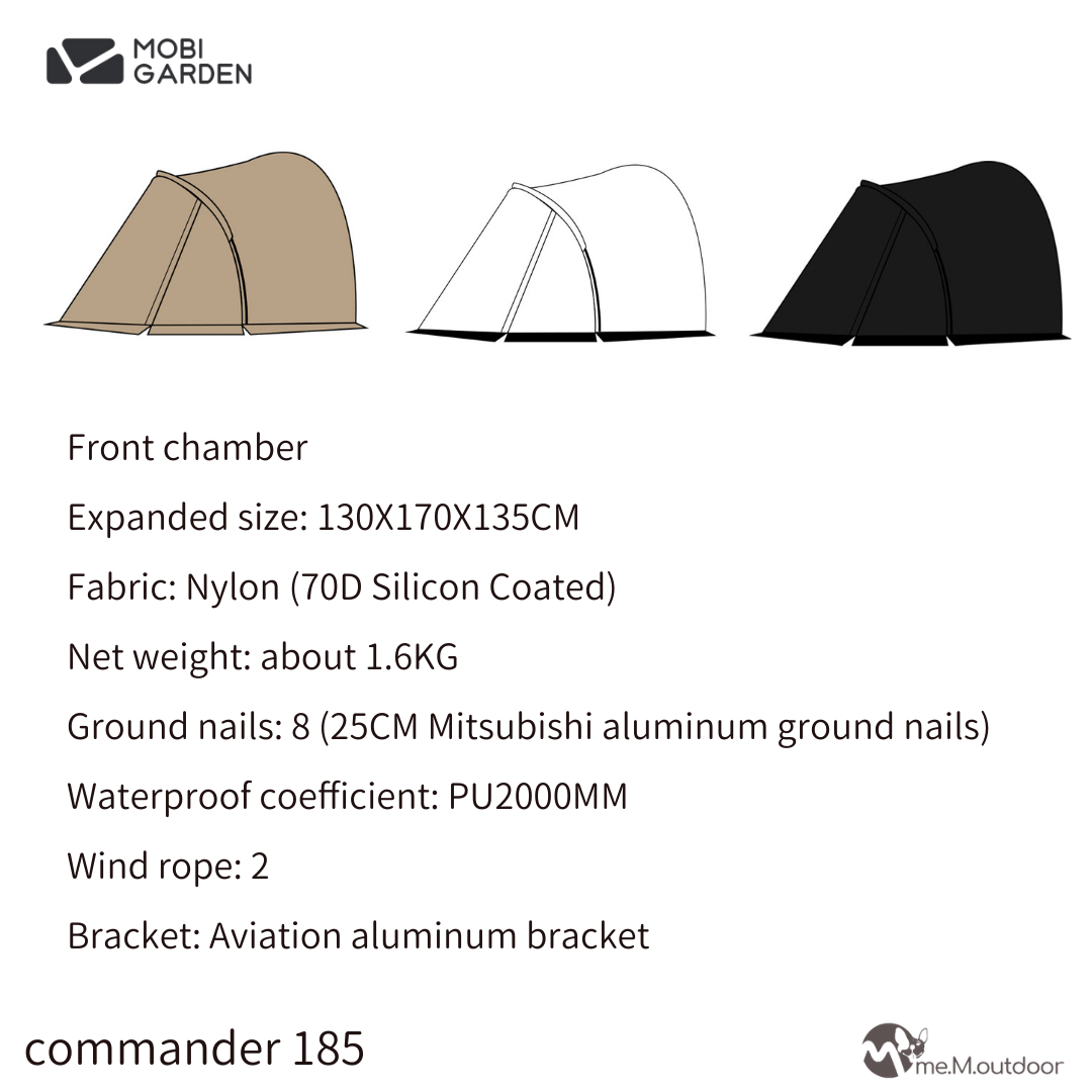 各種オプション_Commander185 | me.m.outdoor 各種オプション_Commander185 | me.m.outdoor