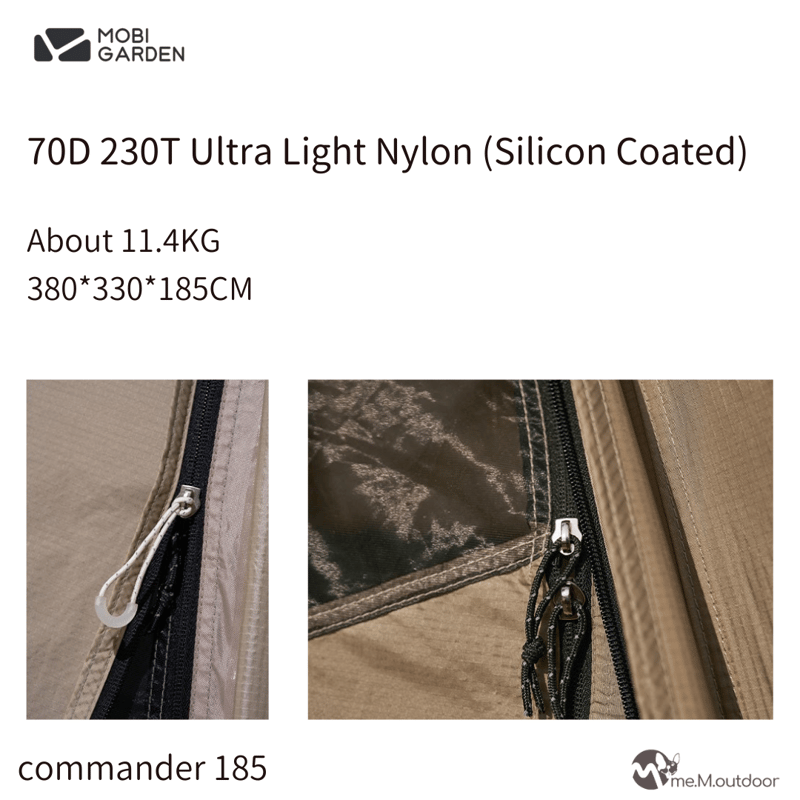 フットプリント(グランドシート)付_MOBIGARDEN_Commander 185 フットプリント(グランドシート)付_MOBIGARDEN_Commander 185