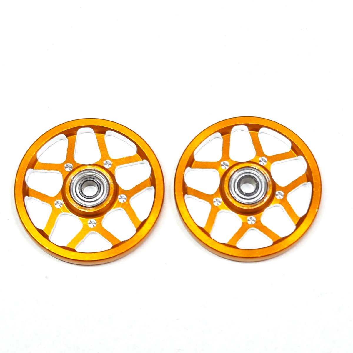 【W-STAR】CNC加工 オールアルミベアリングローラー (19mm) | mindev(み...