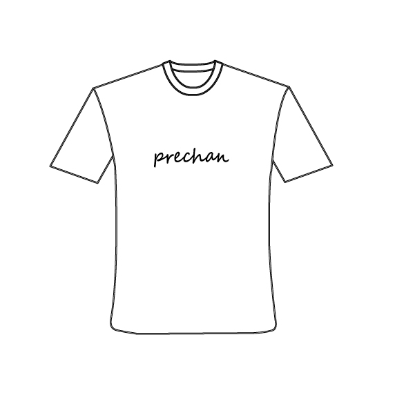 【復刻】プレチャン刺繍Tシャツ ホワイト | prechan store