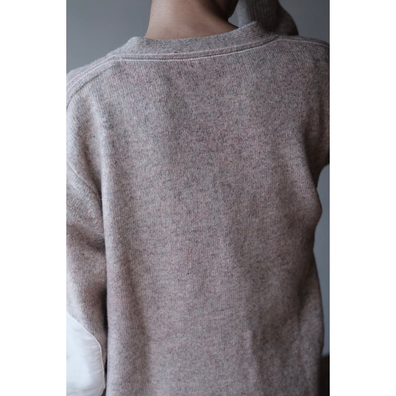 ANSNAM / Sprayed Cardigan(Pink Graybeige) | PARK ANSNAM / Sprayed Cardigan(Pink Graybeige) | PARK