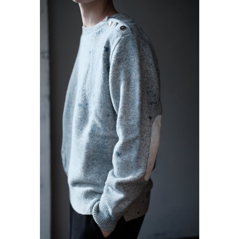 ANSNAM / Sprayed Pull Over(Blue Graybeige) | PARK ANSNAM / Sprayed Pull Over(Blue Graybeige) | PARK