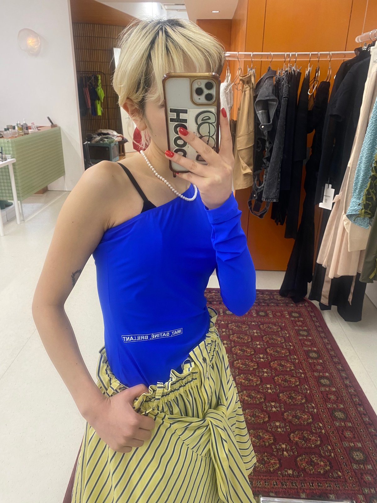 MM6 / One shoulder skin body suit | JURK shop t...