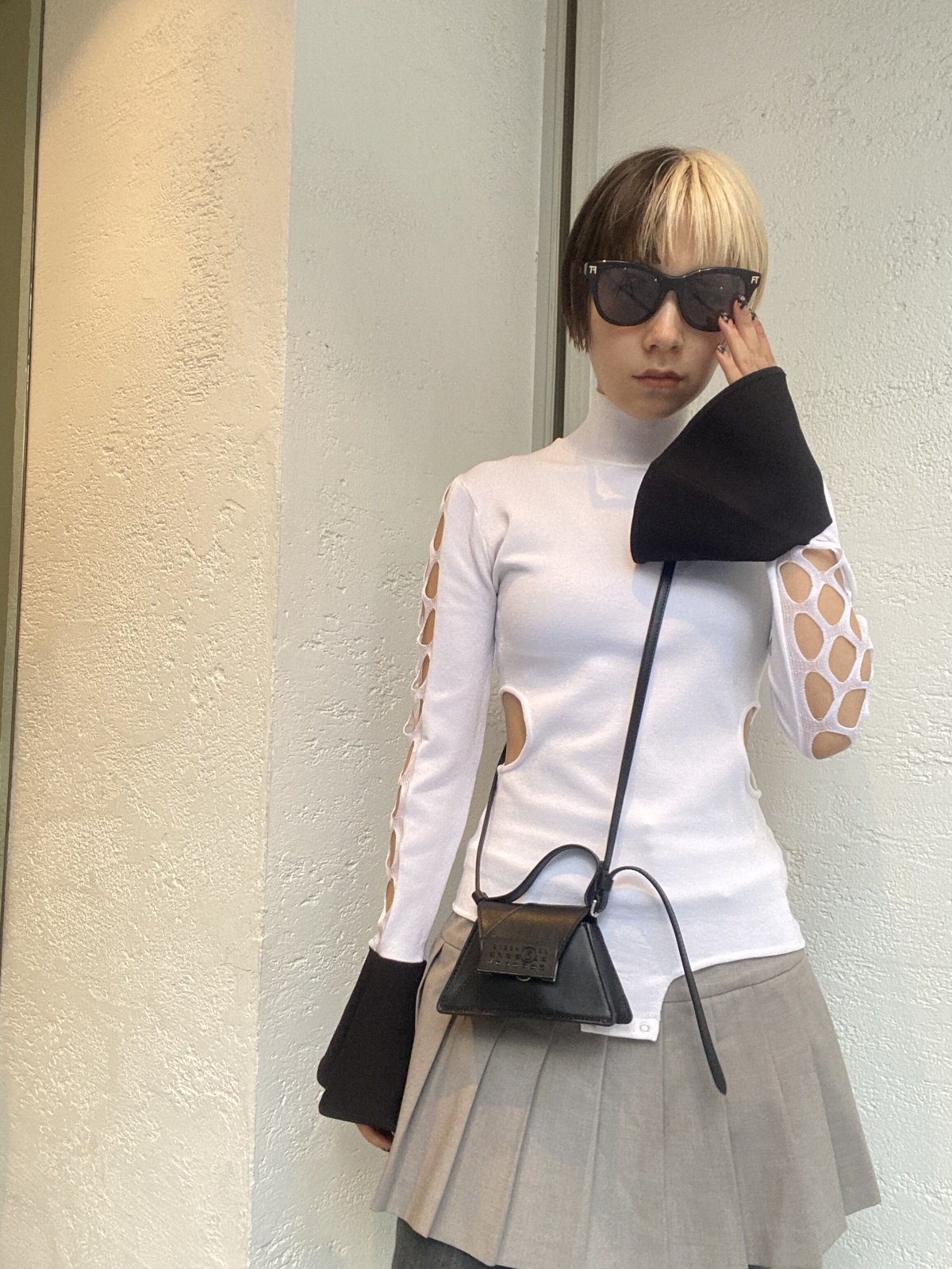 FETICO / BICOLORED KNIT BODYSUIT | JURK TOKYO FETICO / BICOLORED KNIT BODYSUIT | JURK TOKYO
