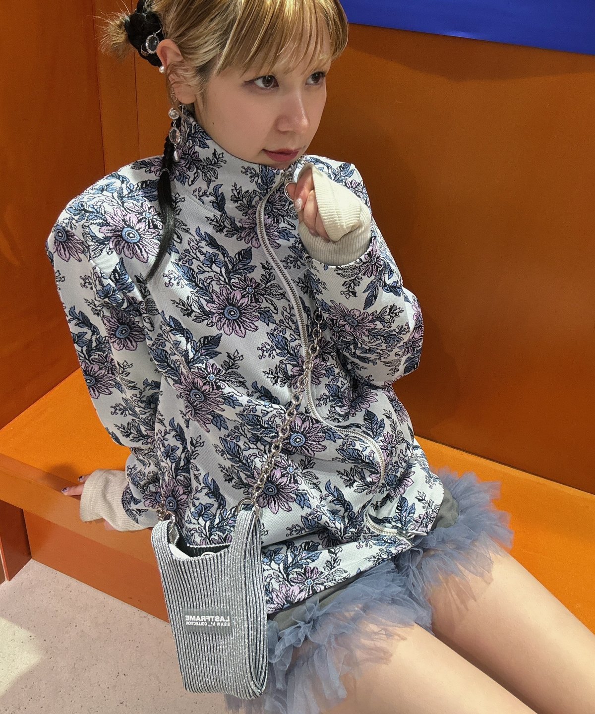 FUMIE=TANAKA / flower JQ zip | JURK TOKYO FUMIE=TANAKA / flower JQ zip | JURK TOKYO