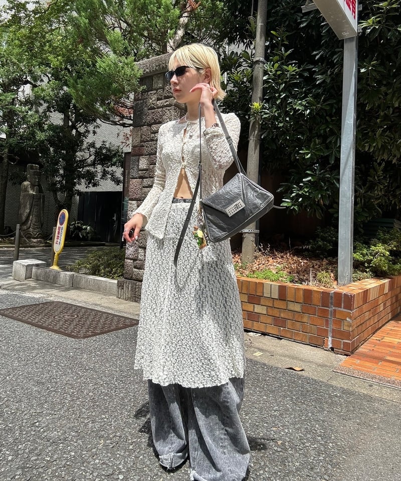 Little$uzie / Organic Shrink Lacee Panel Skirt Little$uzie / Organic Shrink Lacee Panel Skirt