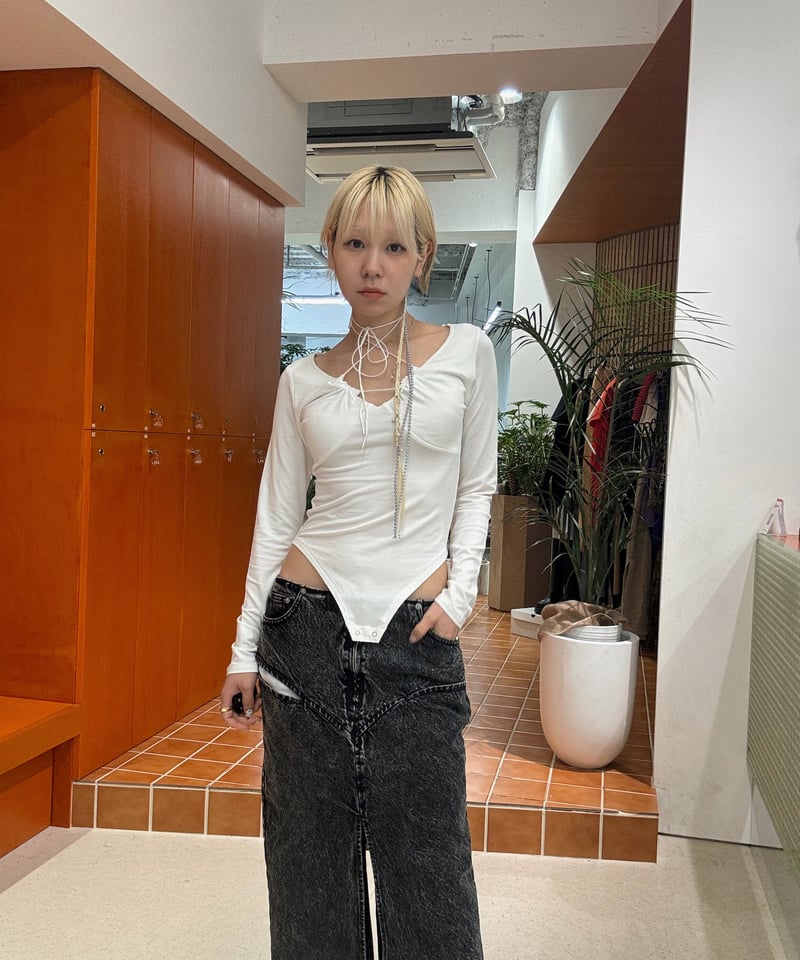 Determ; / Collagen Strappy Bodysuit | JURK TOKYO Determ; / Collagen Strappy Bodysuit | JURK TOKYO