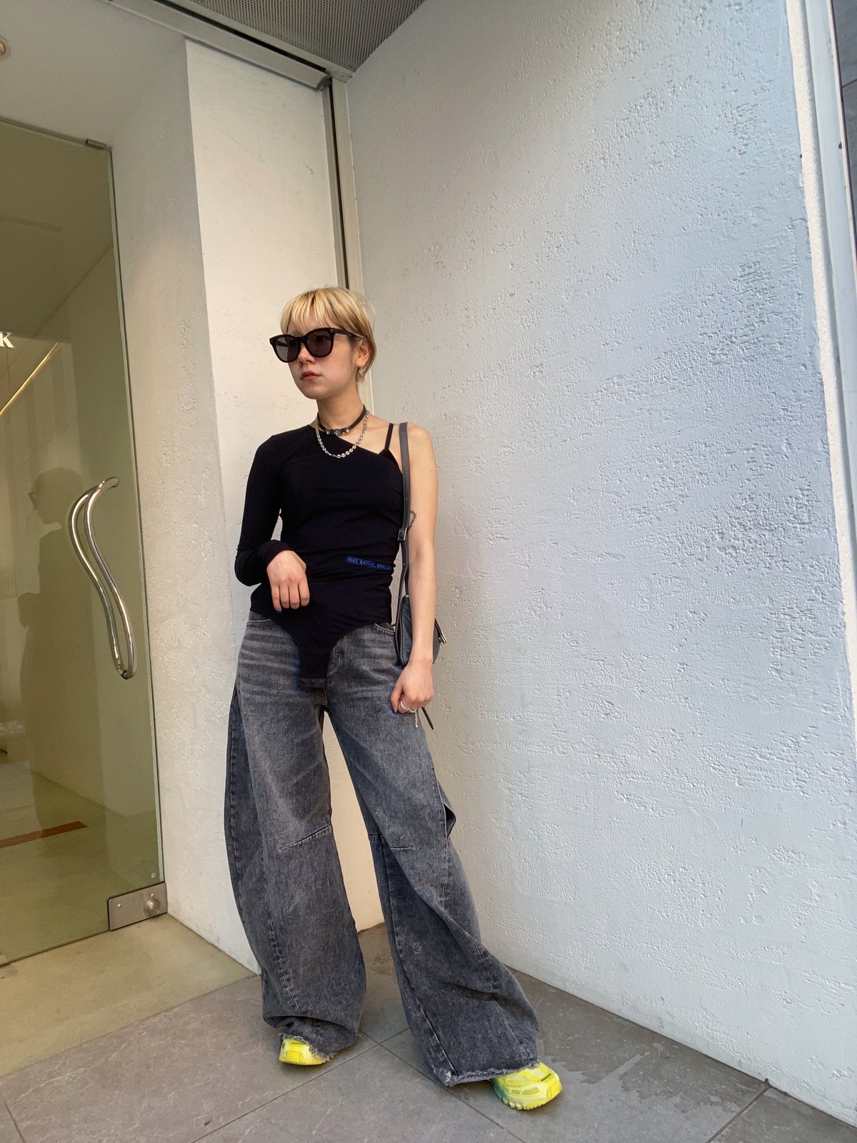 MM6 / One shoulder skin body suit | JURK shop t...