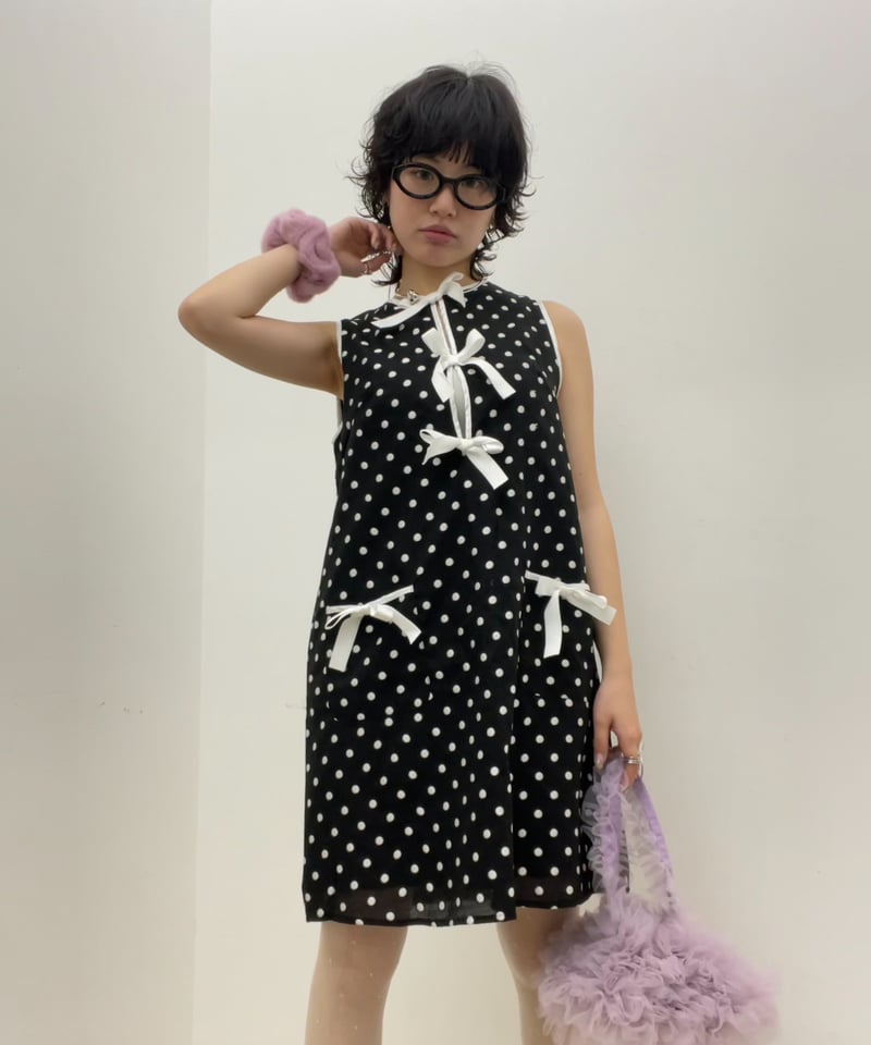 sister Jane / Isles Bow Mini Dress | JURK TOKYO sister Jane / Isles Bow Mini Dress | JURK TOKYO
