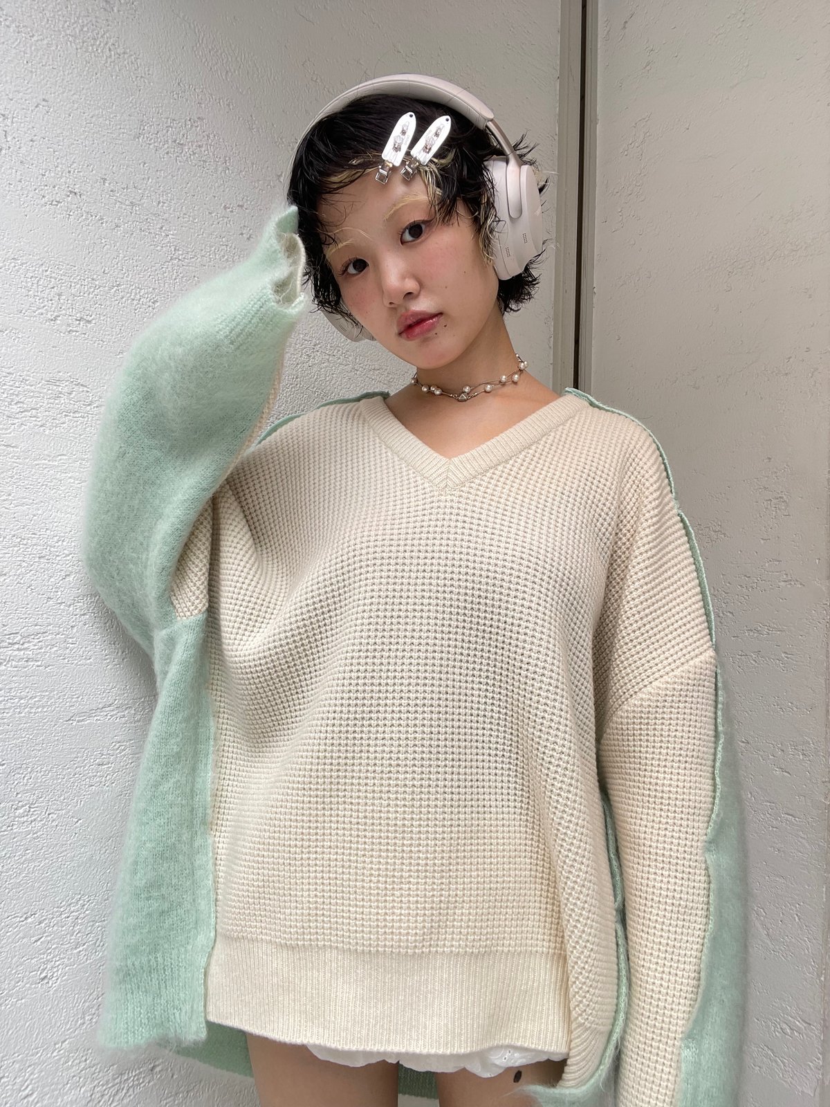 FACETASM / two tone knit | JURK shop tokyo