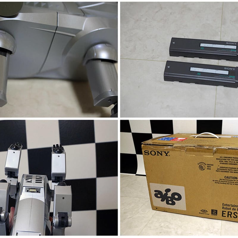ソニーアイボ SONY AIBO ERS-111 グレイシルバー 美品!!リセル ソニーアイボ SONY AIBO ERS-111 グレイシルバー 美品!!リセル