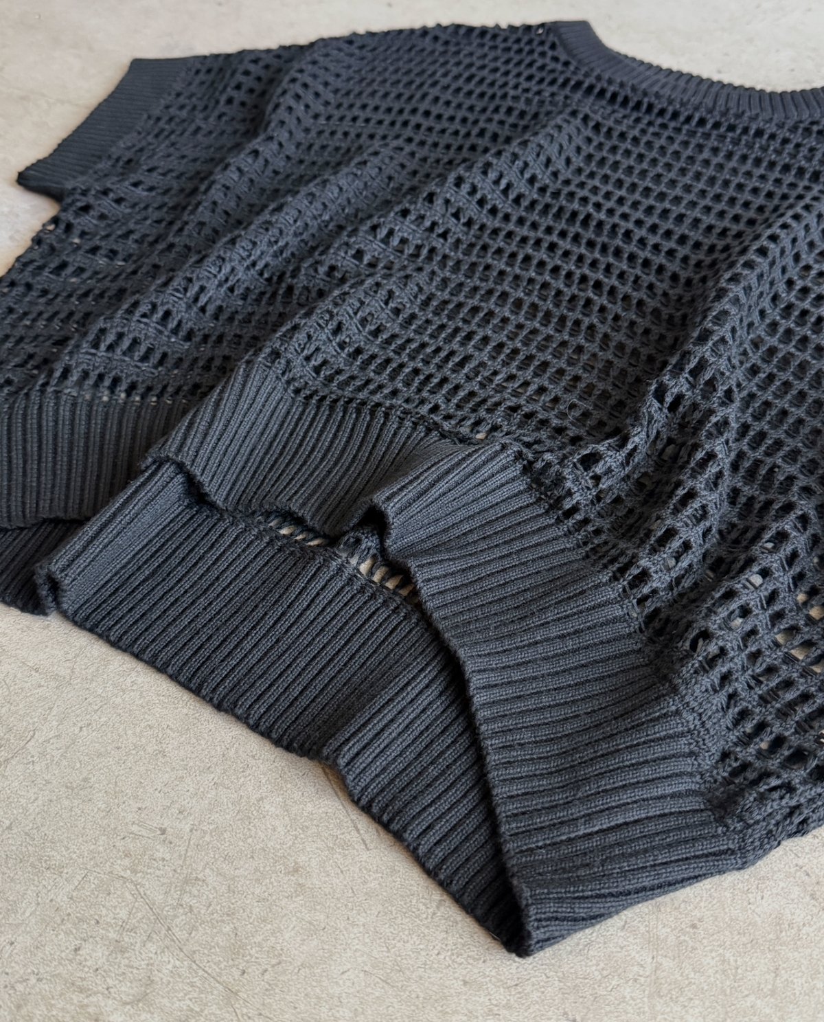 openwork knit pullover | ARULLE
