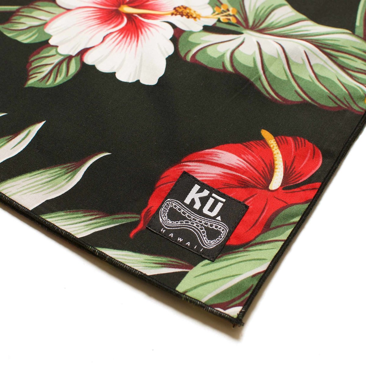 Stole "Tropical Black" / Made in Hawaii | ku-ha...