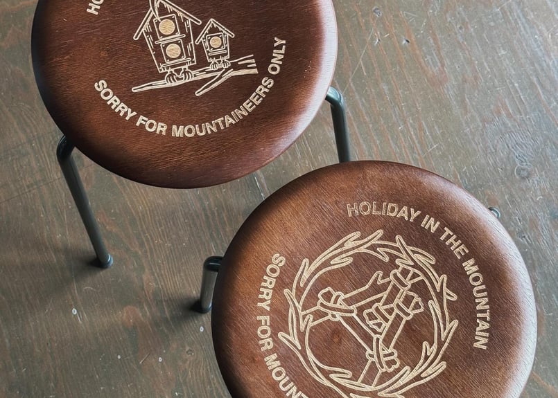 MOUNTAIN RESEARCH】Round Stool | LOGGERS Gear S MOUNTAIN RESEARCH】Round Stool | LOGGERS Gear S