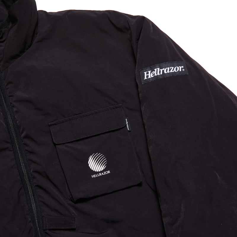 HELLRAZOR REVERSIBLE ARMY CARGO PUFF JACKET BLA HELLRAZOR REVERSIBLE ARMY CARGO PUFF JACKET BLA