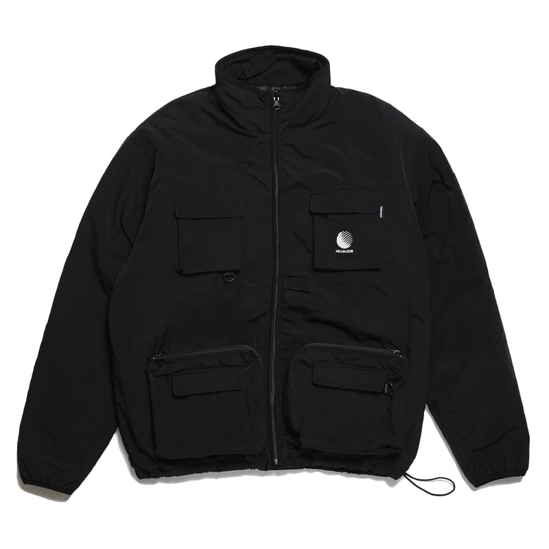 HELLRAZOR REVERSIBLE ARMY CARGO PUFF JACKET BLA HELLRAZOR REVERSIBLE ARMY CARGO PUFF JACKET BLA